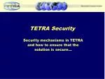 PPT - TETRA ARCHITECTURE AND INTERFACES PowerPoint Presentation, free ...