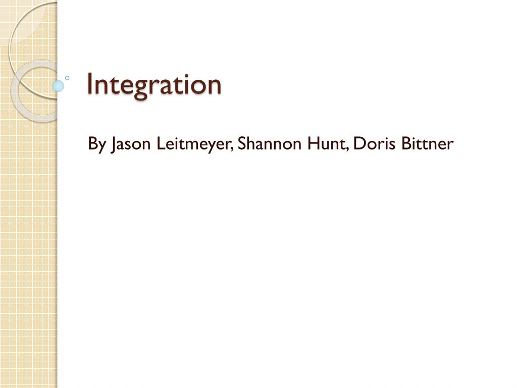PPT - Integration PowerPoint Presentation, free download - ID:5799067