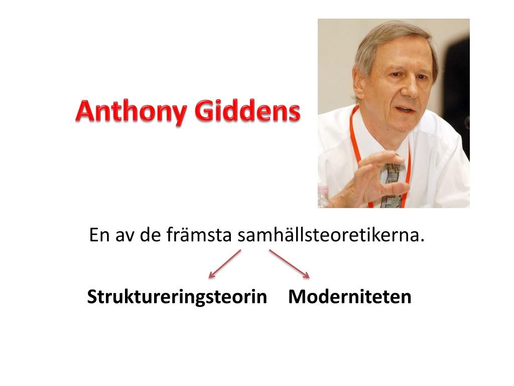 PPT - Anthony Giddens PowerPoint Presentation, free download - ID:5799549