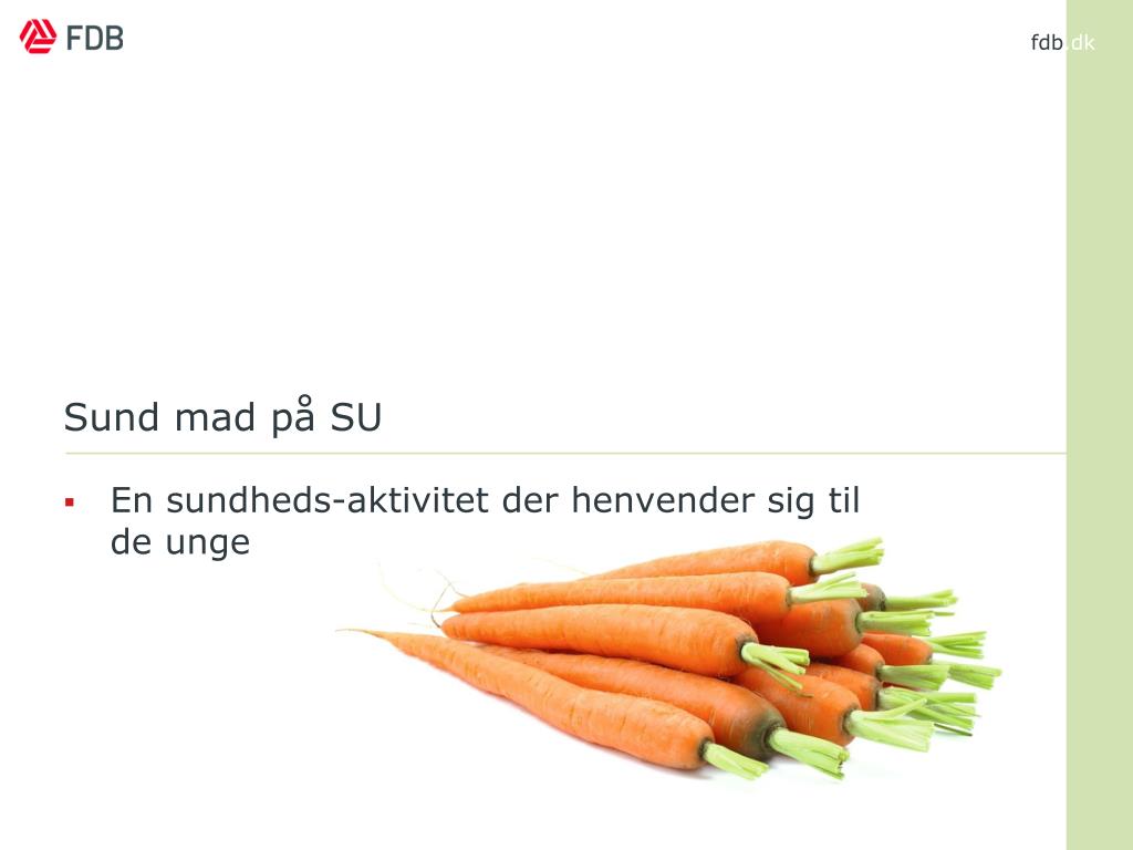PPT - Sund mad på SU PowerPoint Presentation, free download - ID:5802174