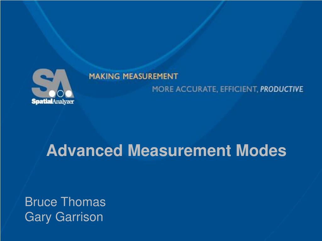 PPT - Advanced Measurement Modes PowerPoint Presentation, free download ...