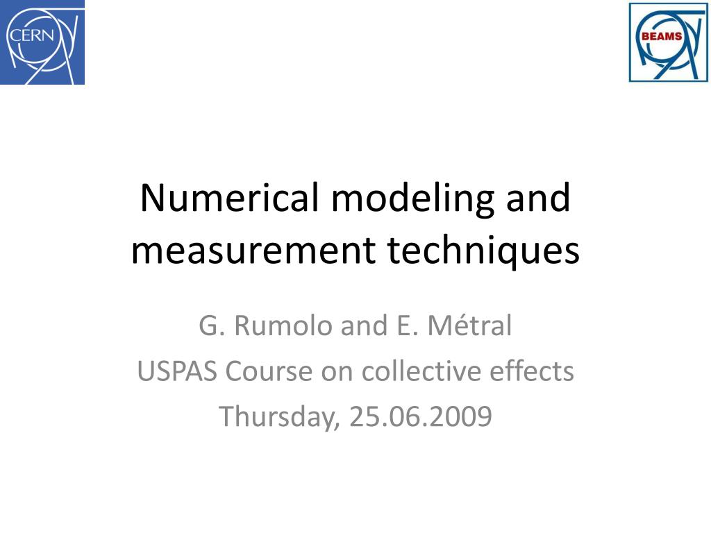 PPT - Numerical modeling and measurement techniques PowerPoint ...