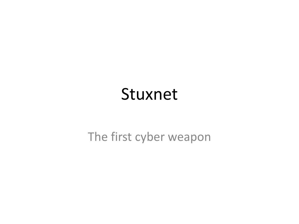 PPT - Stuxnet PowerPoint Presentation, free download - ID:5814456