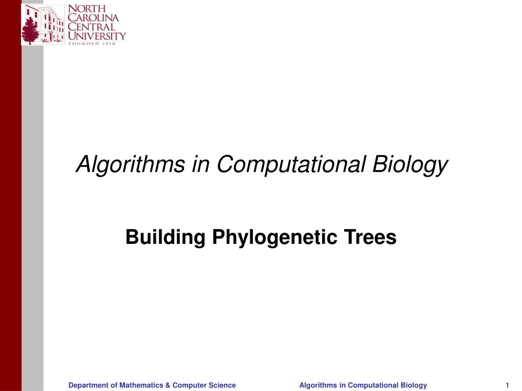 PPT - Algorithms in Computational Biology PowerPoint Presentation, free ...