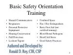 PPT - SAFETY REPRESENTATIVE ORIENTATION TRAINING PowerPoint ...