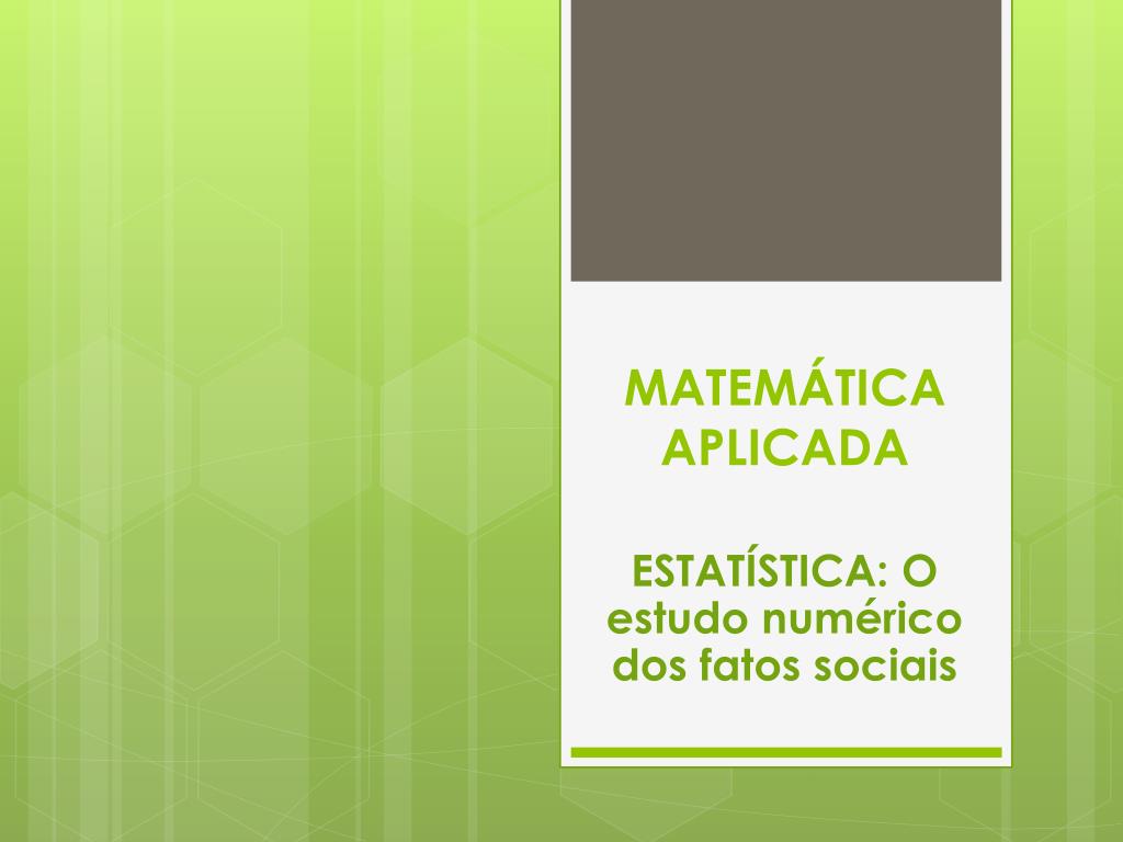 PPT - MATEMÁTICA APLICADA PowerPoint Presentation, free download - ID ...
