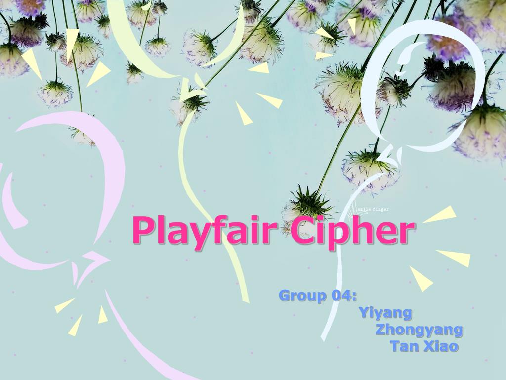 PPT - Playfair Cipher PowerPoint Presentation, free download - ID:5819397