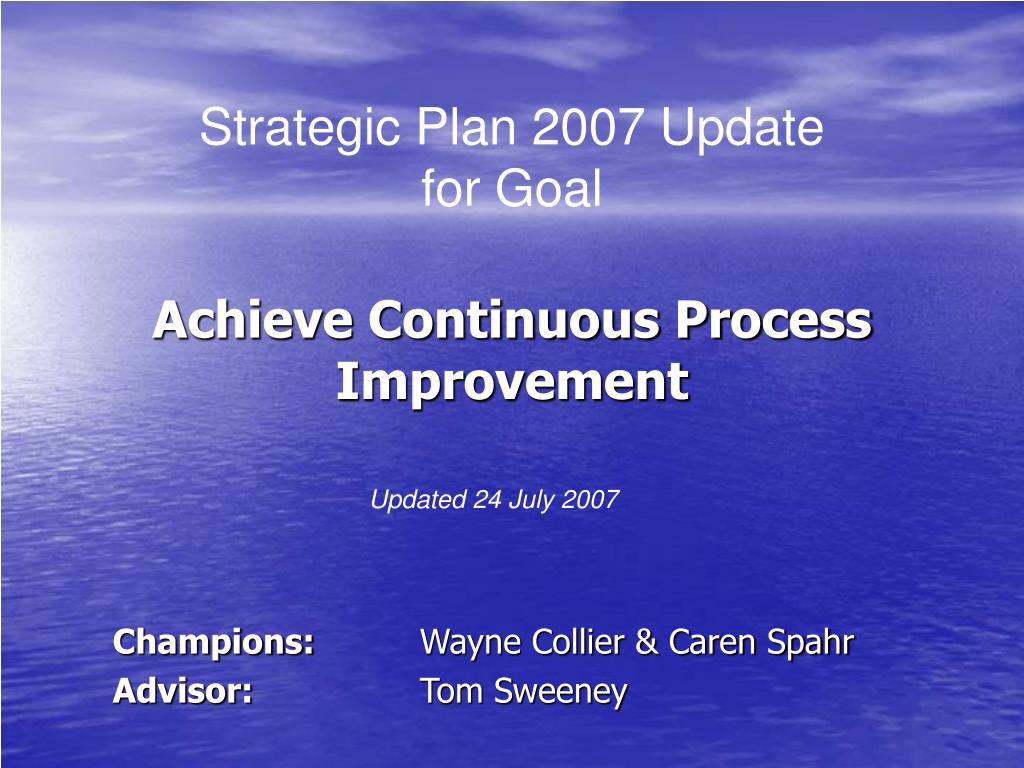 PPT - Achieve Continuous Process Improvement PowerPoint Presentation ...