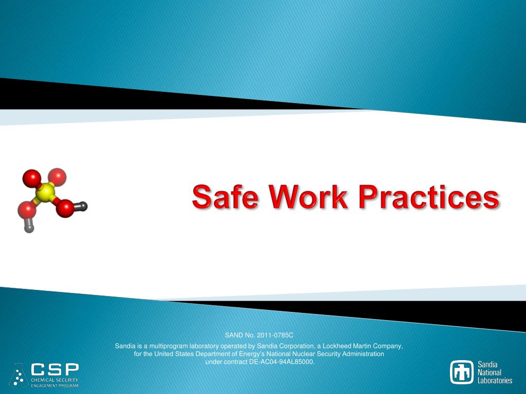 PPT - Safe Work Practices PowerPoint Presentation, free download - ID ...