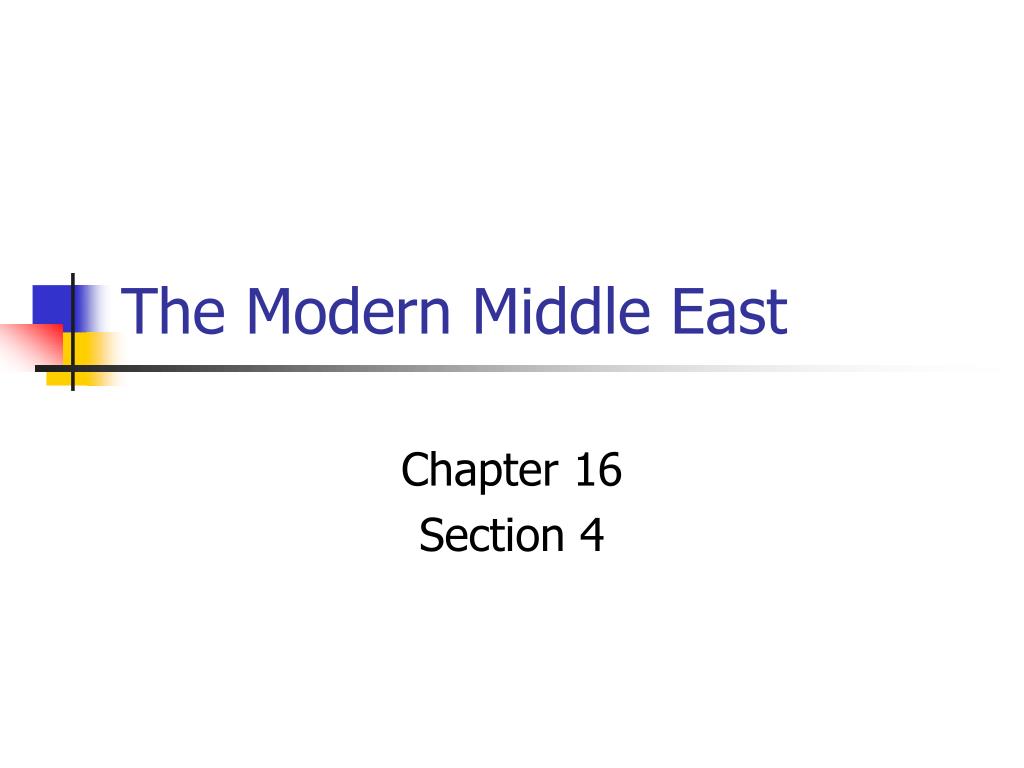 PPT - The Modern Middle East PowerPoint Presentation, free download ...
