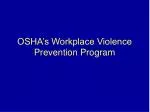 PPT - Workplace Violence Training Program PowerPoint Presentation, free ...