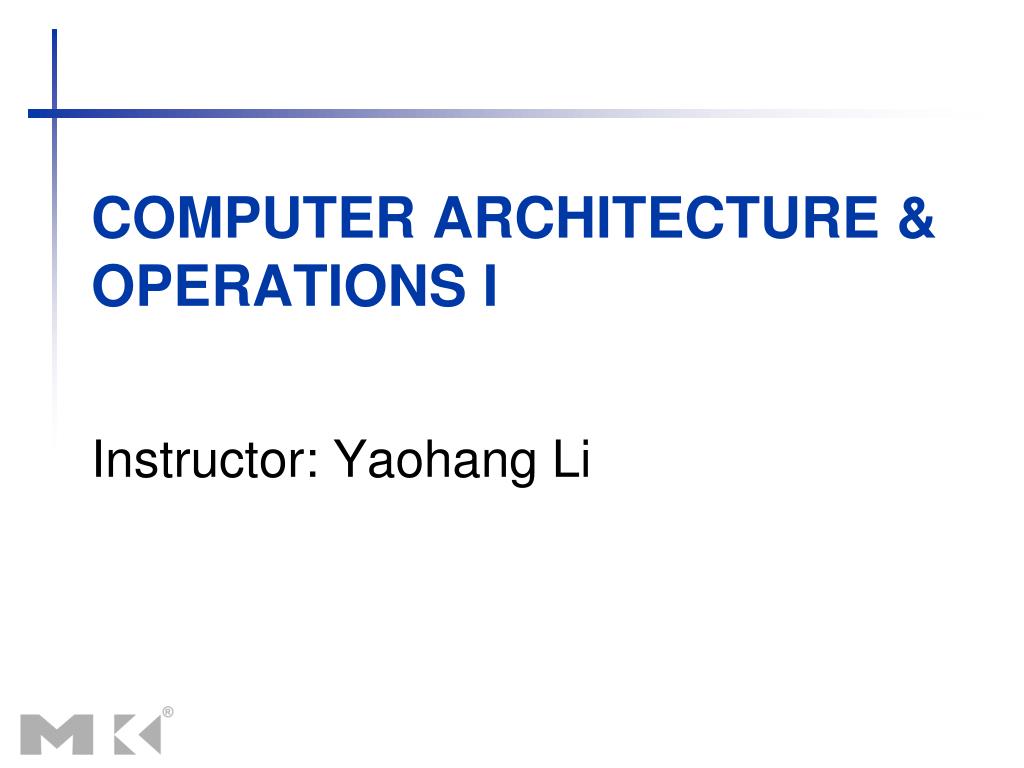 PPT - Computer Architecture & Operations I PowerPoint Presentation - ID ...