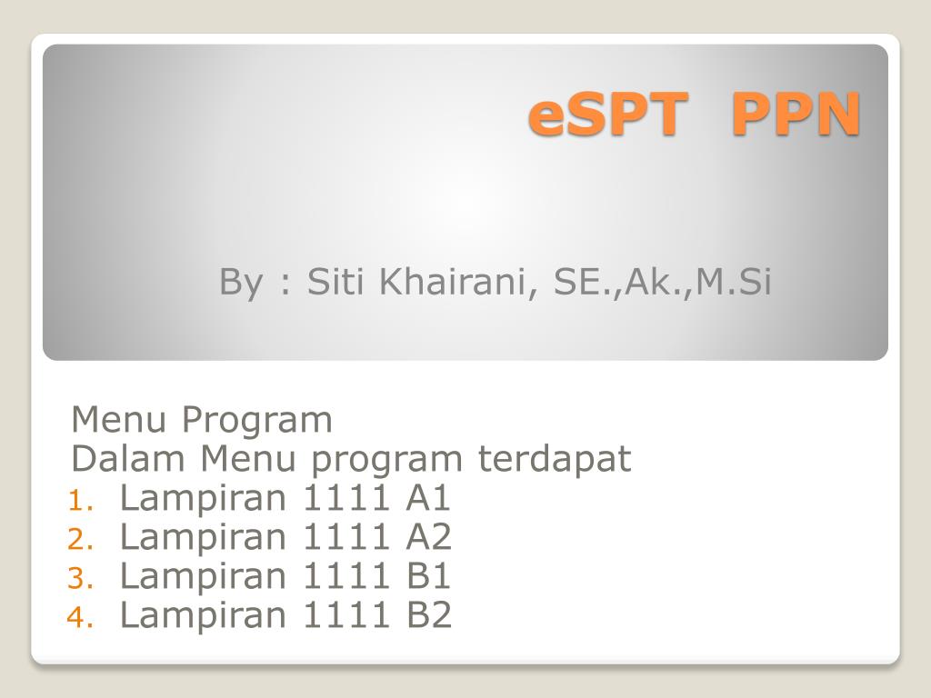 PPT - eSPT PPN PowerPoint Presentation, free download - ID:5827226
