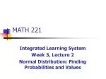 PPT - MATH 221 ALL DISCUSSIONS WEEK 1-7 PowerPoint Presentation, free ...