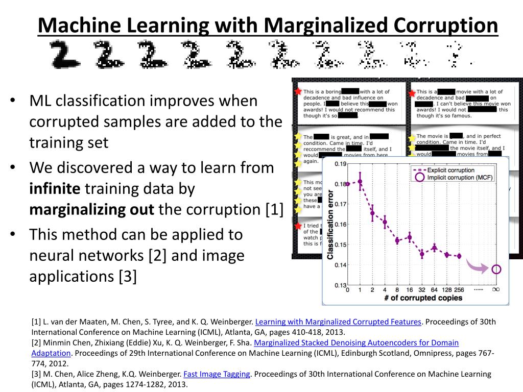 PPT - Machine Learning with Marginalized Corruption PowerPoint ...