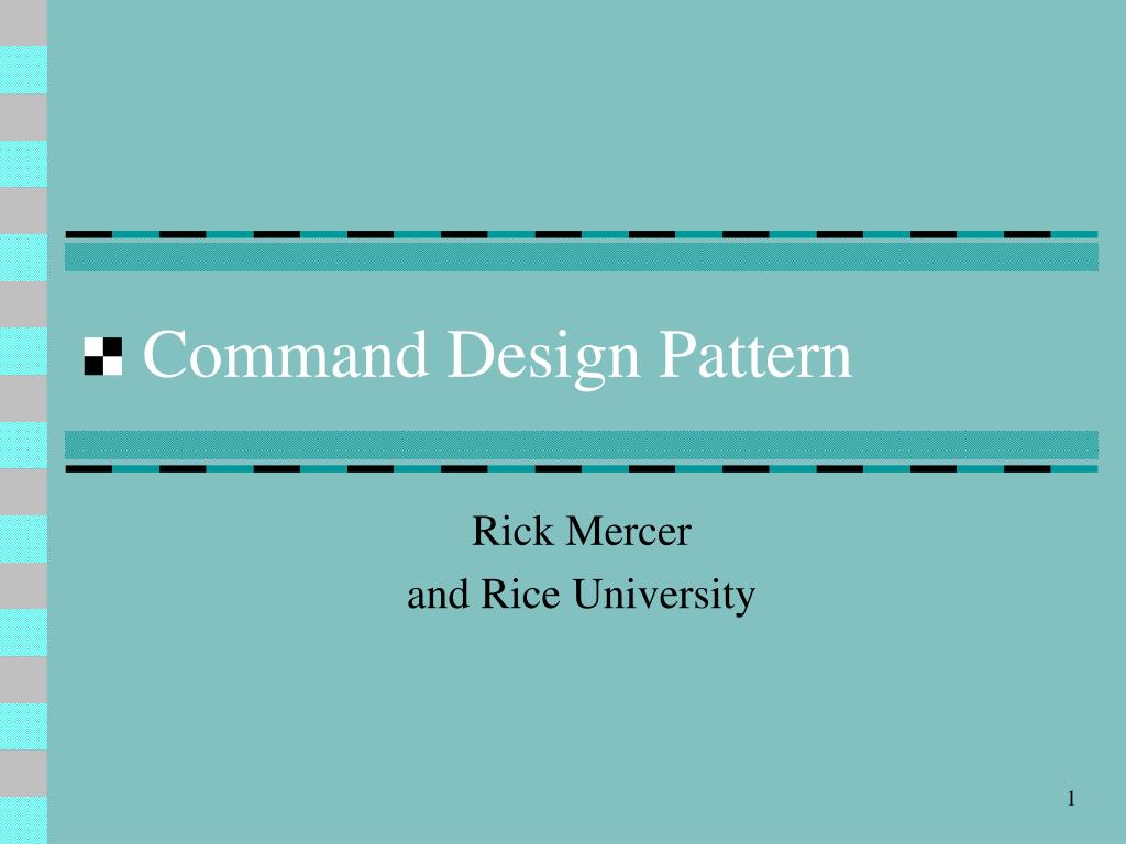 PPT - Command Design Pattern PowerPoint Presentation, free download ...