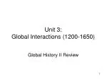 PPT - Global interactions PowerPoint Presentation, free download - ID ...