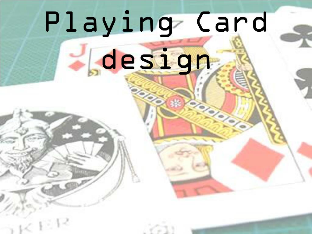 PPT - Playing Card design PowerPoint Presentation, free download - ID ...