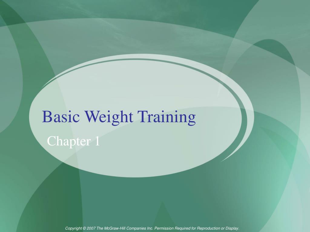 PPT - Basic Weight Training PowerPoint Presentation, free download - ID ...