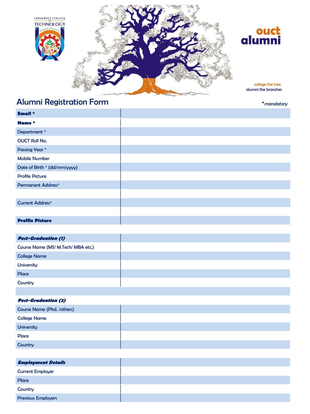 PPT - Alumni Registration Form PowerPoint Presentation, free download ...