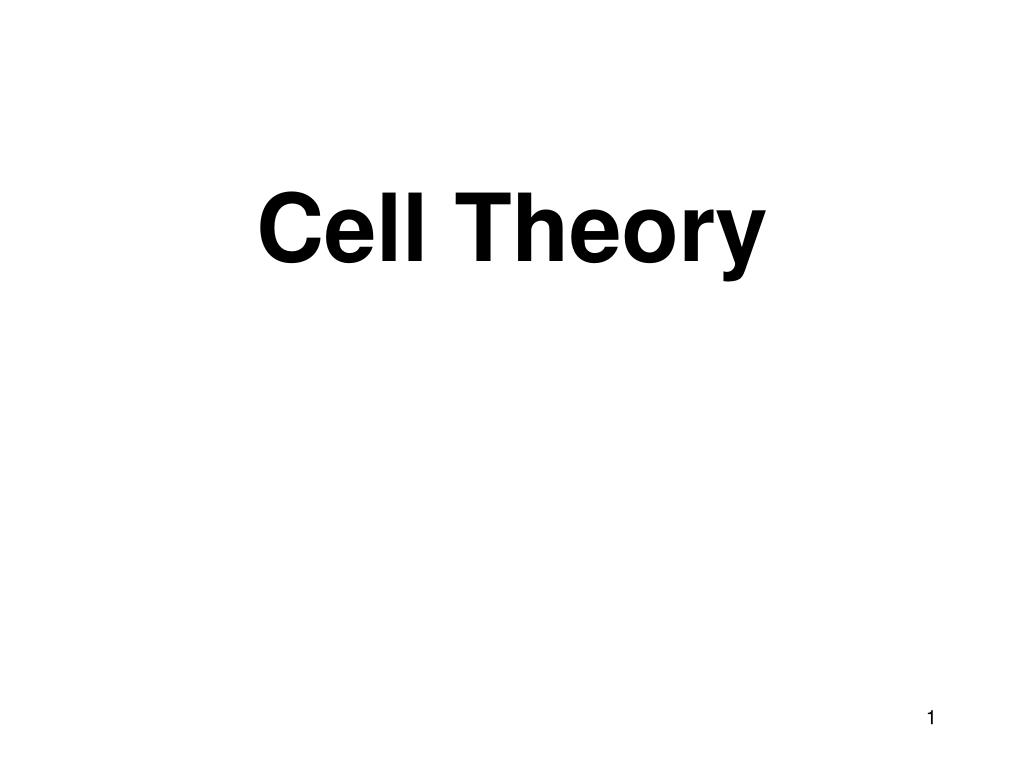 PPT - Understanding Cell Theory and Characteristics of Living Things ...