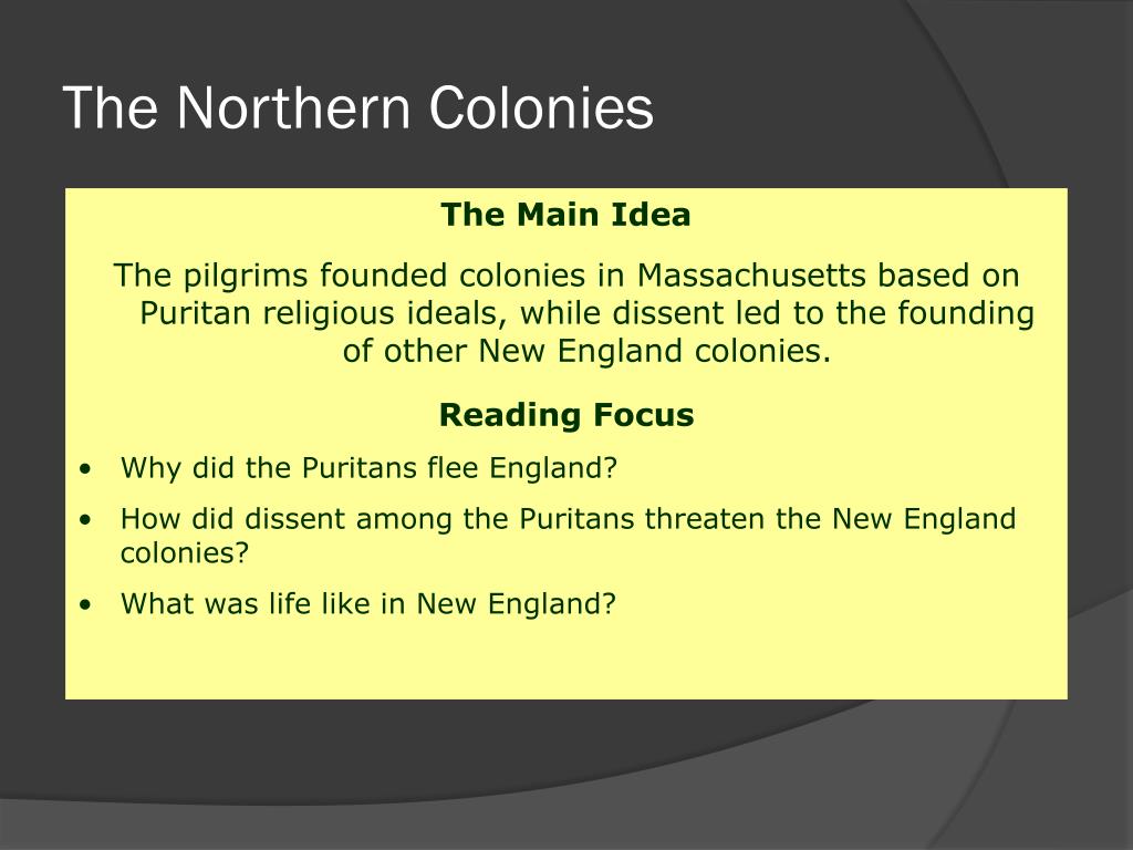 PPT - The Northern Colonies PowerPoint Presentation, free download - ID ...