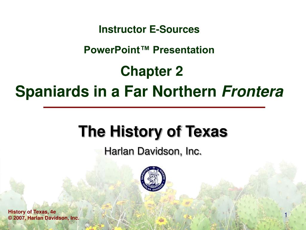 PPT - Instructor E-Sources PowerPoint™ Presentation Chapter 2 Spaniards ...