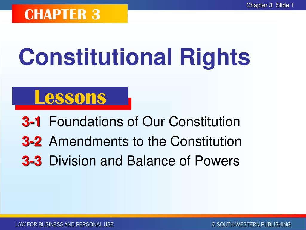 PPT - Constitutional Rights PowerPoint Presentation, free download - ID ...