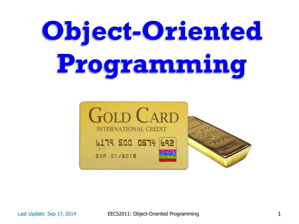 Ppt Object Oriented Programming Powerpoint Presentation Free Download Id5846636