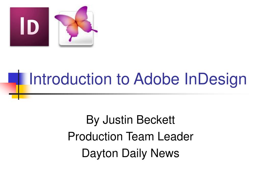 PPT - Introduction to Adobe InDesign PowerPoint Presentation, free ...