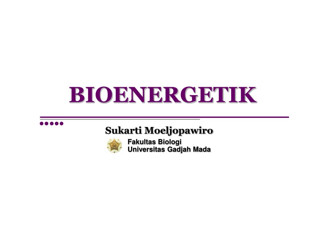 PPT - BIOENERGETIK PowerPoint Presentation, free download - ID:5849236