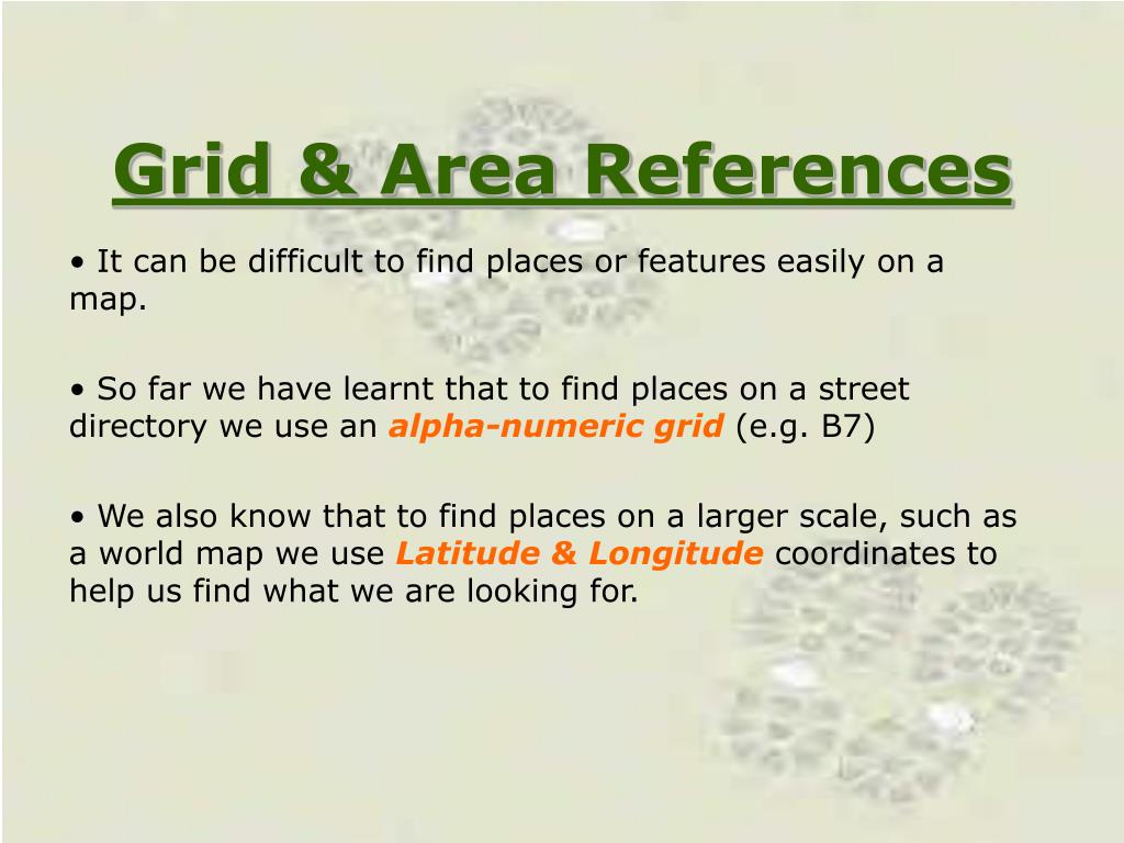 PPT - Grid & Area References PowerPoint Presentation, free download ...