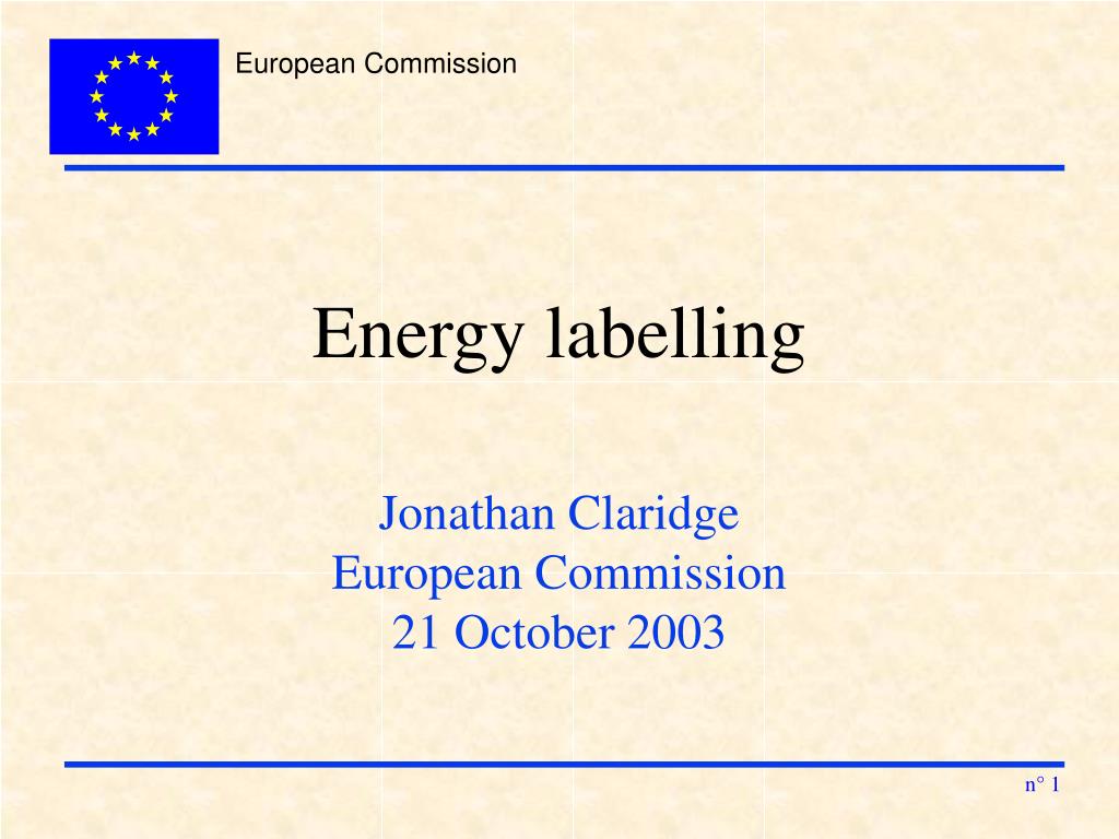 PPT - Energy labelling PowerPoint Presentation, free download - ID:5852008