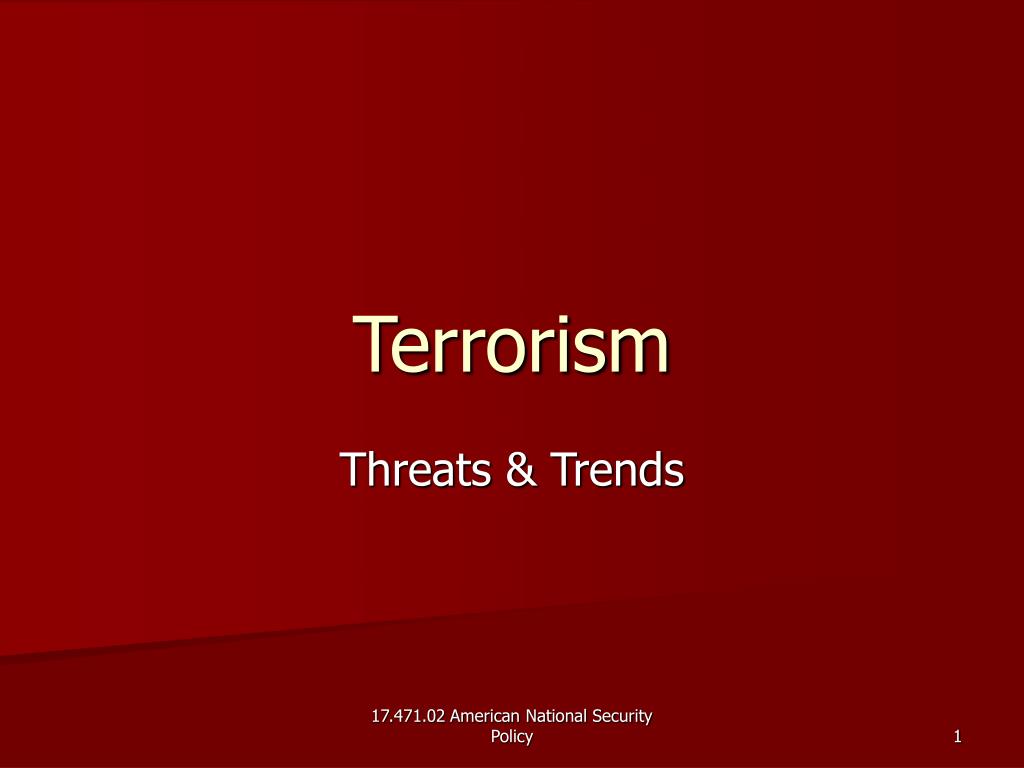 PPT - Terrorism PowerPoint Presentation, free download - ID:5855421