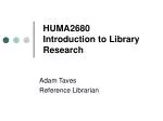 PPT - Introduction to Library Research PowerPoint Presentation, free ...