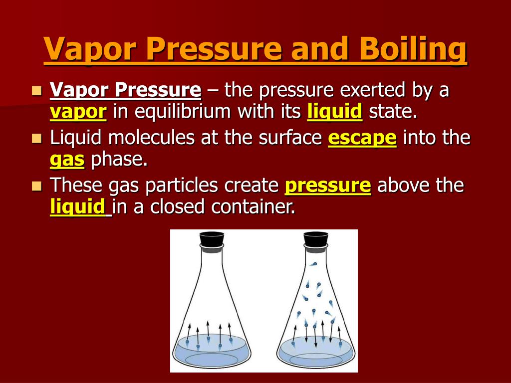 PPT - Vapor Pressure and Boiling PowerPoint Presentation, free download ...