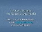PPT - Chapter 4: Logical Database Design and the Relational Model ...