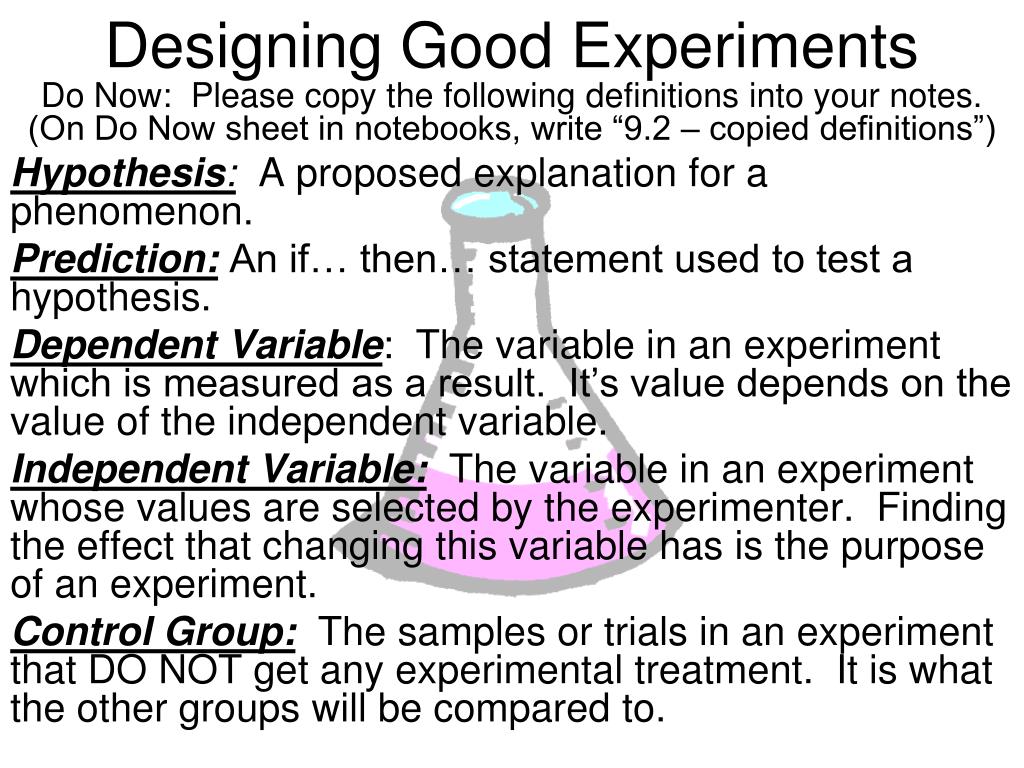 PPT - Designing Good Experiments PowerPoint Presentation, free download ...