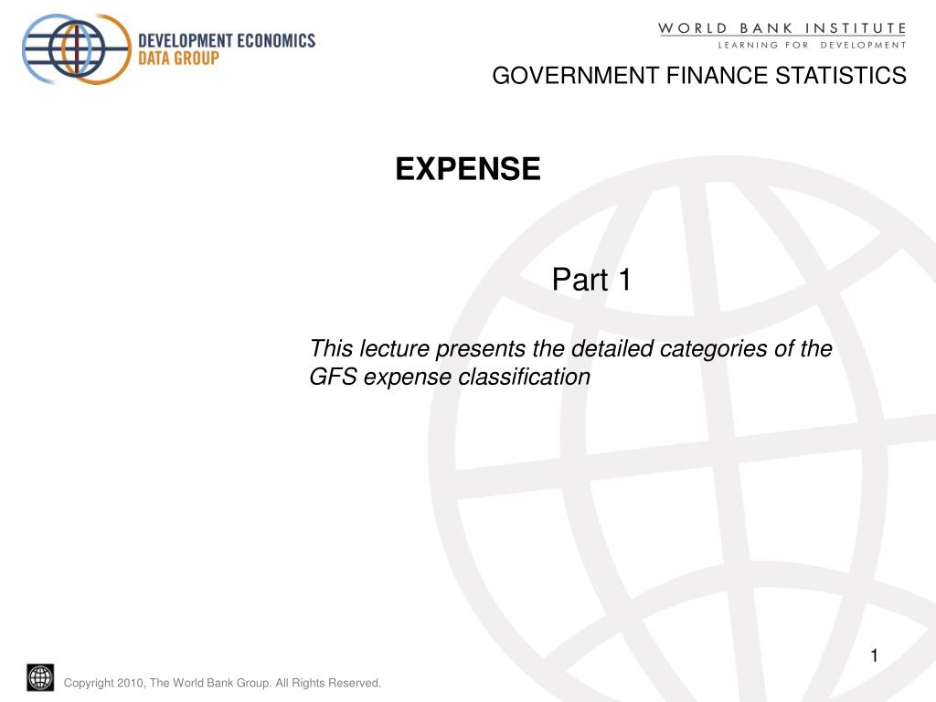 PPT - Understanding Government Finance Statistics: Classification of ...