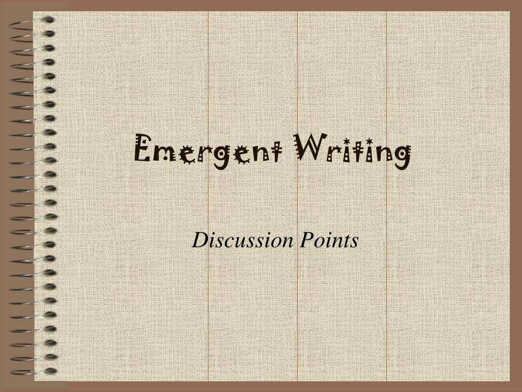 PPT - Emergent Writing PowerPoint Presentation, free download - ID:5865482