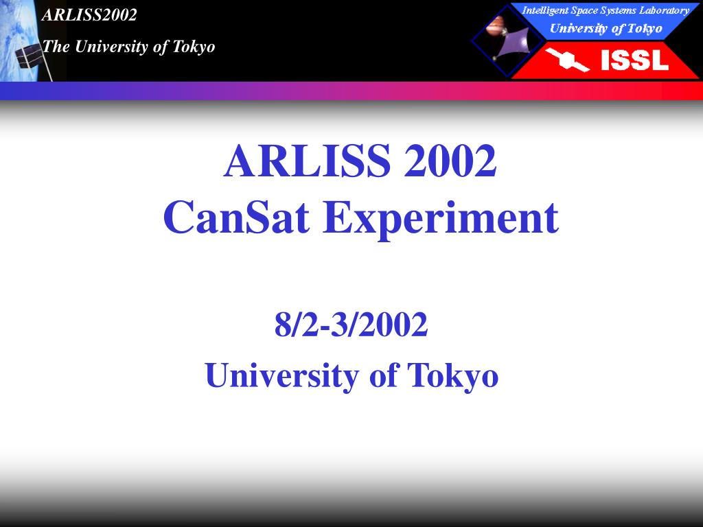 PPT - ARLISS 2002 CanSat Experiment PowerPoint Presentation, free download - ID:5866645