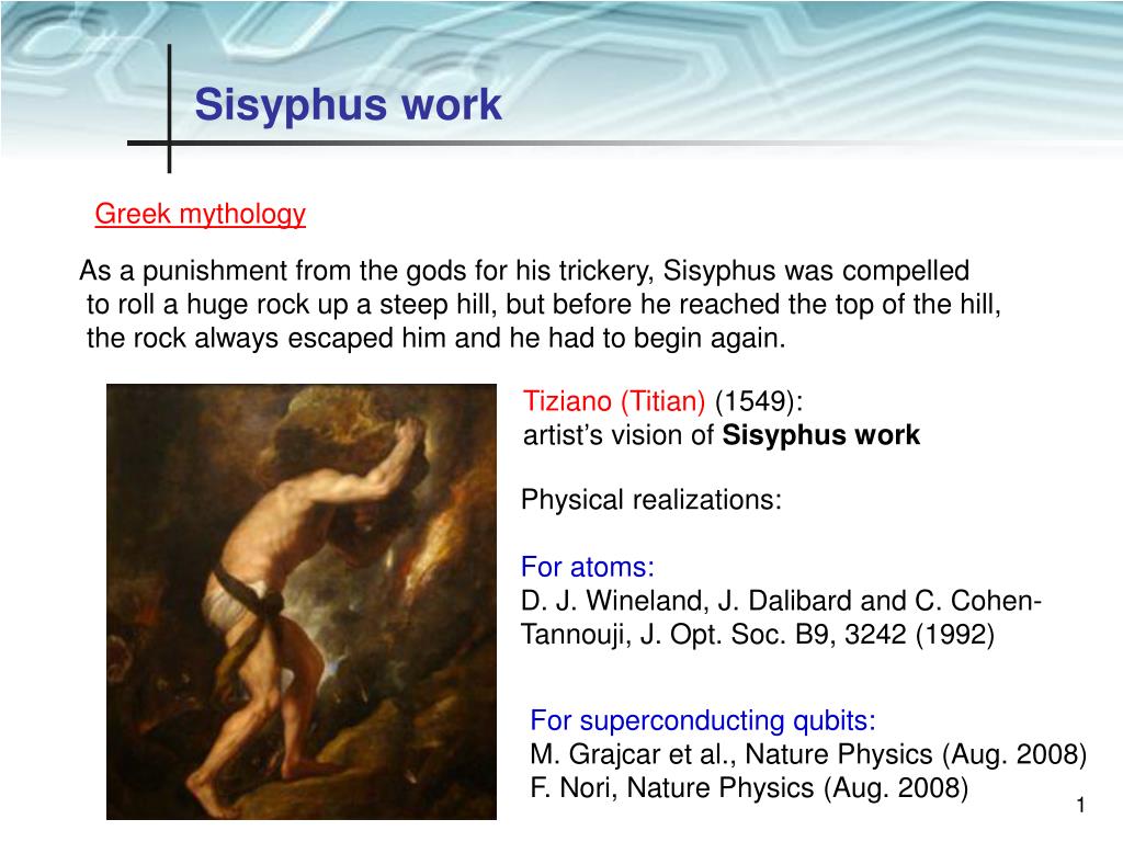 PPT - Sisyphus work PowerPoint Presentation, free download - ID:5866977