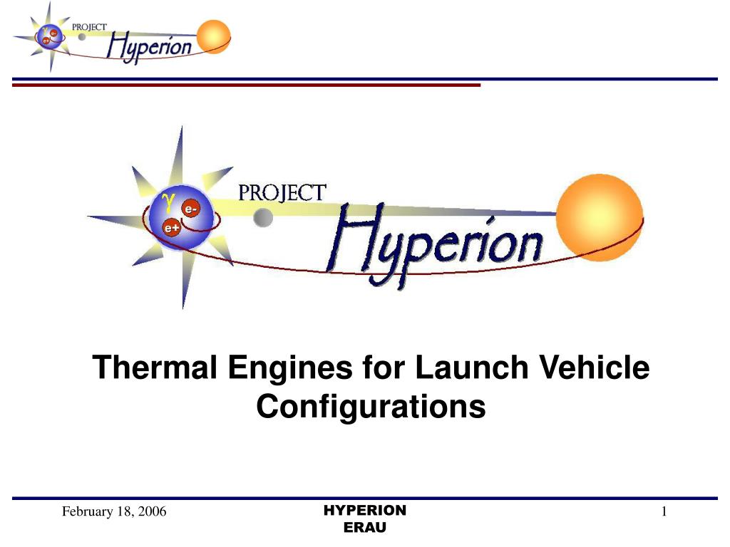 PPT - Thermal Engines for Launch Vehicle Configurations PowerPoint ...