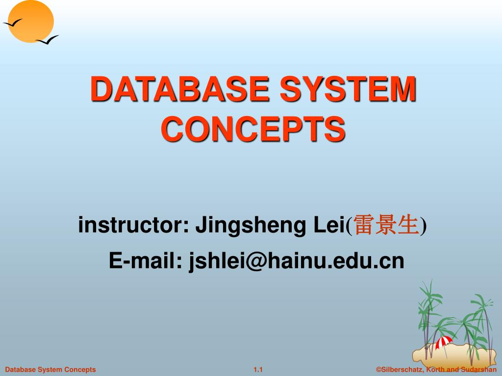 PPT - DATABASE SYSTEM CONCEPTS PowerPoint Presentation, free download ...