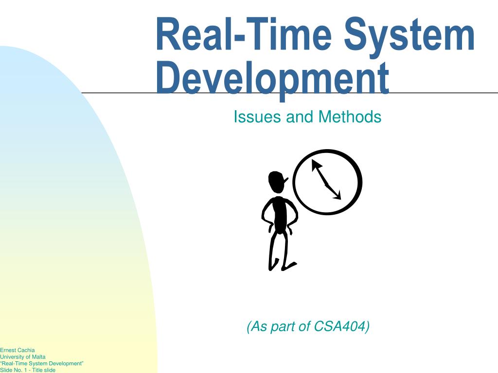 PPT - Real-Time System Development PowerPoint Presentation, free ...