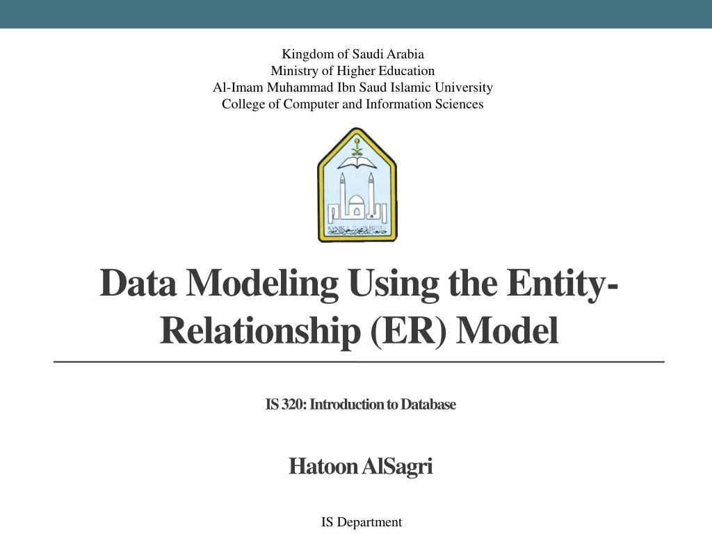 PPT - Data Modeling Using the Entity-Relationship (ER) Model PowerPoint ...