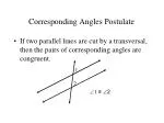 PPT - Corresponding, alternate and interior angles PowerPoint ...
