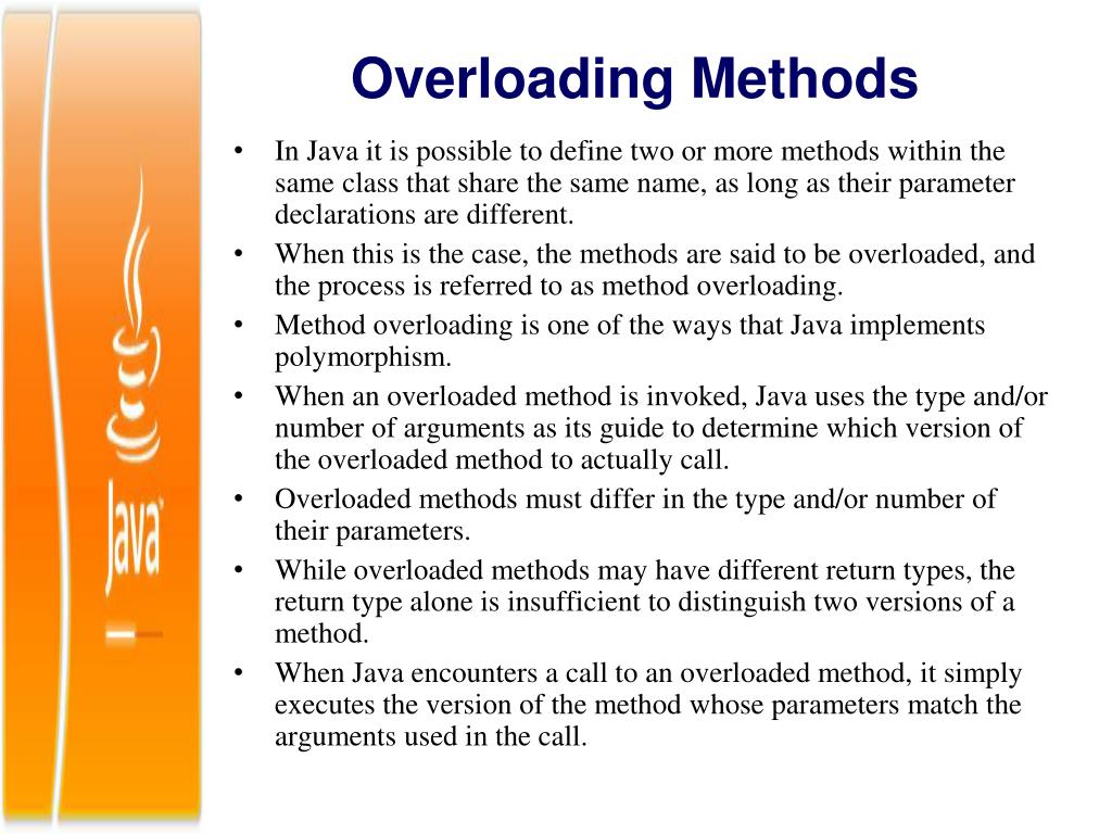PPT - Overloading Methods PowerPoint Presentation, free download - ID ...
