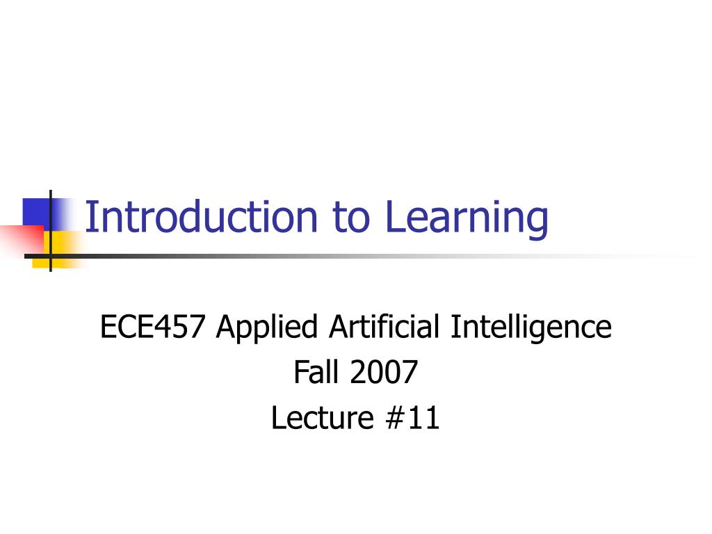 PPT - Introduction to Learning PowerPoint Presentation, free download ...