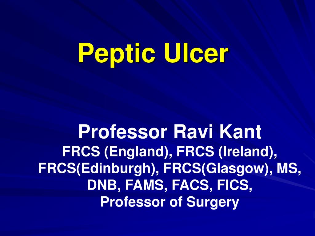 PPT - Peptic Ulcer PowerPoint Presentation, free download - ID:5877745